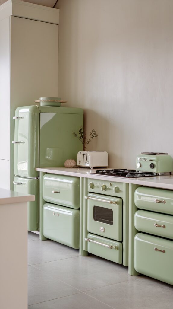 25 Stunning Green Open Concept Kitchen & Dining Living Room Ideas ...